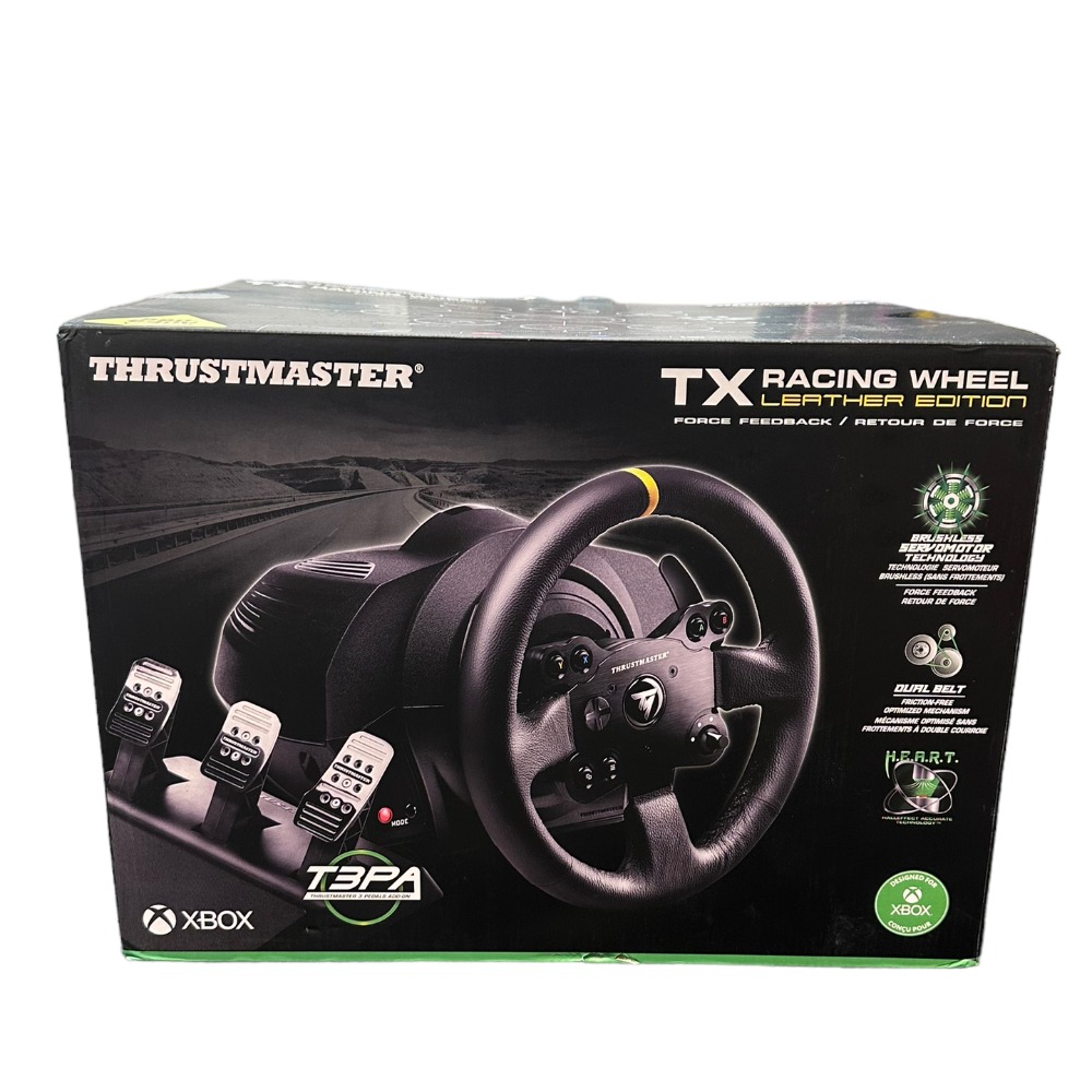 Pre-owned Thrustmaster TX Racing Wheel Leather Edition (Boxed) - Own4Less